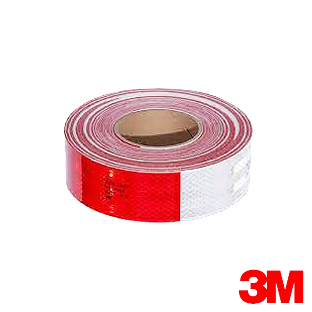 Cinta 3M Reflectiva Cebrada Blanca / Roja Internacional - Paimun ...