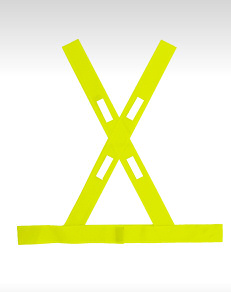 Bandolera PVC amarillo con Reflectivo - Paimun Industrial SA