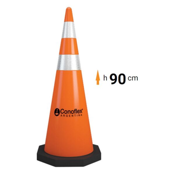 Cono Conoflex 90 Cm. Rutero con Reflectivos - Paimun Industrial SA