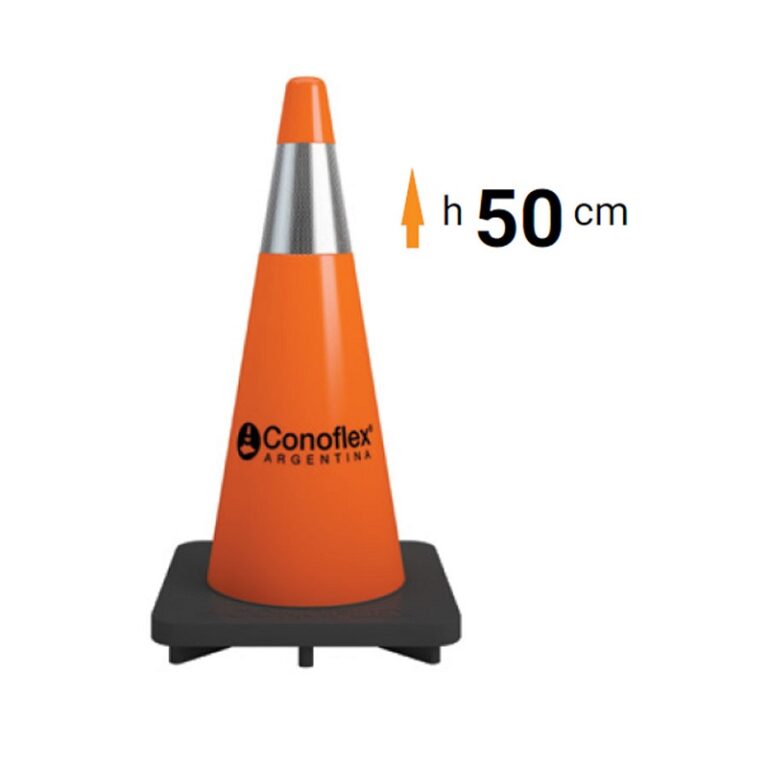 Cono Conoflex 50 Cm. Utilitario con Reflectivos - Paimun Industrial SA