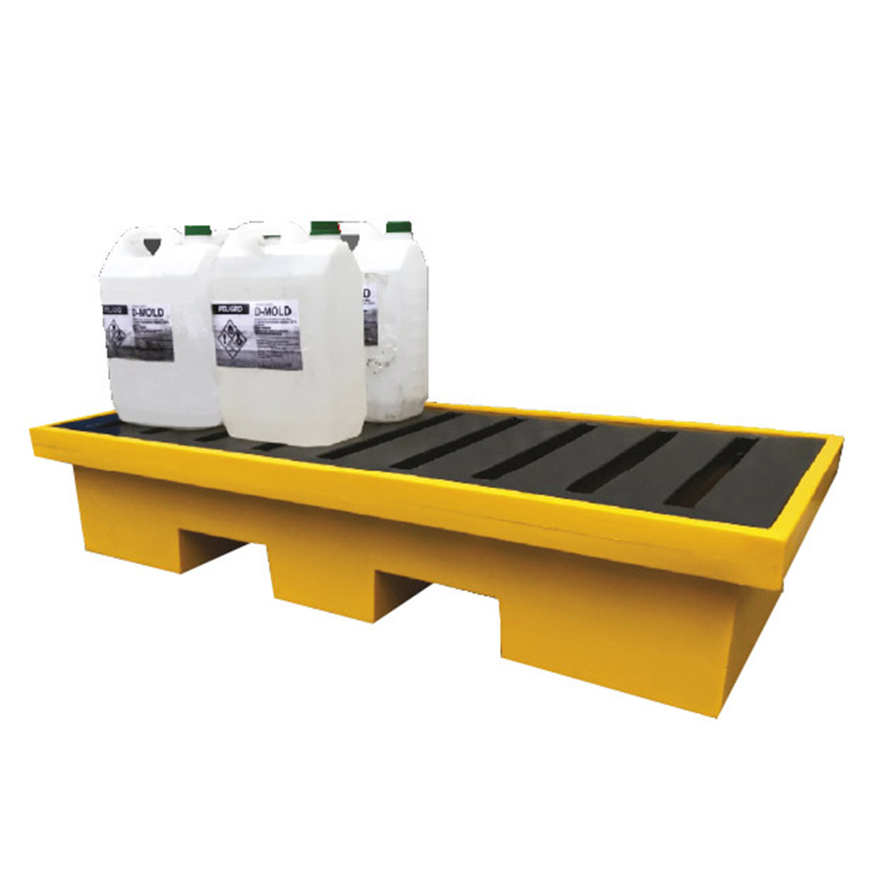 Pallet Antiderrame para 8 Bidones Reforzado - Paimun Industrial SA