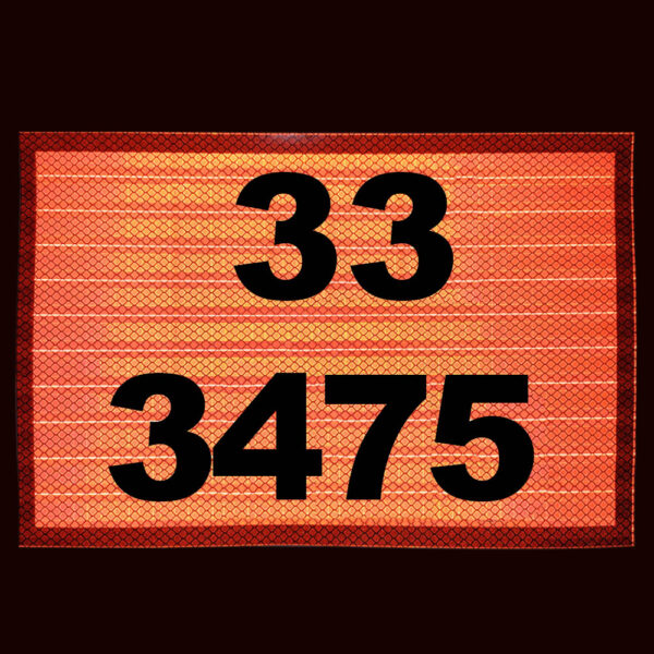 Cartel INDICADOR RIESGO Reflectivo Transporte 33-3475 - Paimun ...