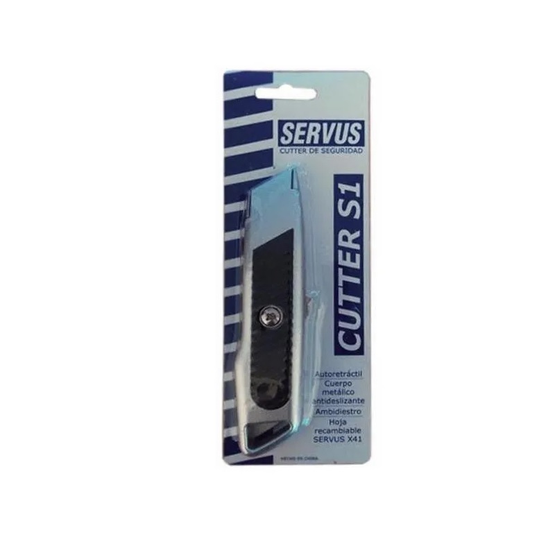 Cutter Servus de Seguridad Top S1 auto retractil - Paimun Industrial SA