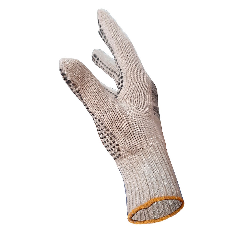 Guante tejido Algodon jersey G7 moteado PVC DP DPS 811093 CERTIFICADO ...