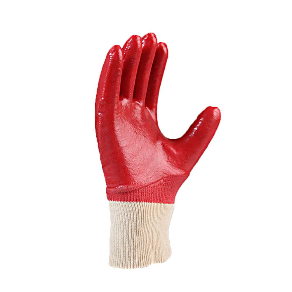 Guante PVC rojo 25 cm. Baño Completo - Paimun Industrial SA